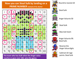 Number Skills Maths Strategy Game - Super Hero Edition | Teaching Resources