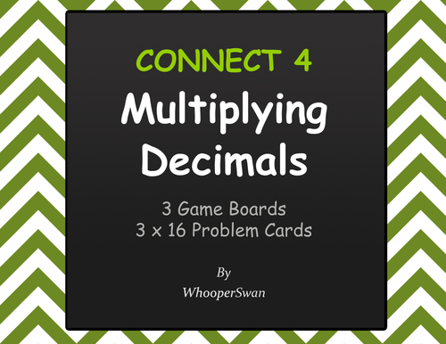 Decimals - Connect 4 Game Bundle | Teaching Resources