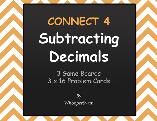 Decimals - Connect 4 Game Bundle | Teaching Resources