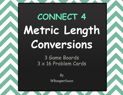 Measurement Conversions - Connect 4 Game Bundle | Teaching Resources
