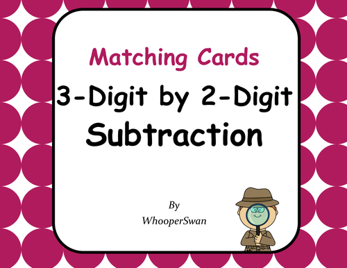 Subtraction Matching Cards Bundle | Teaching Resources