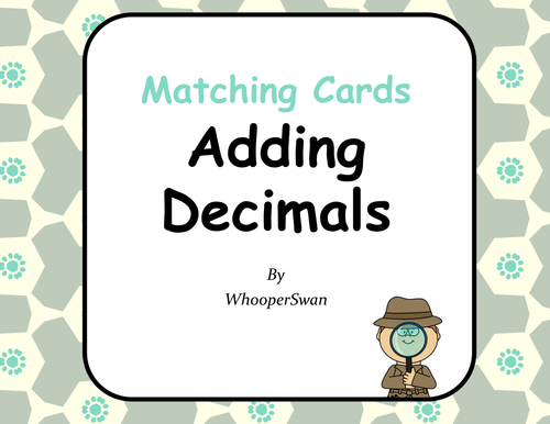 Decimals Matching Cards Bundle | Teaching Resources