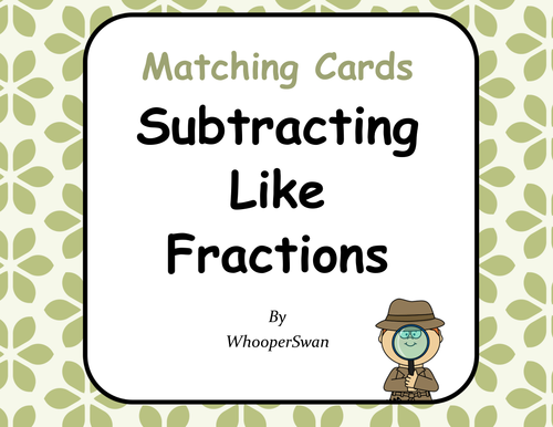 Fractions Matching Cards Bundle | Teaching Resources