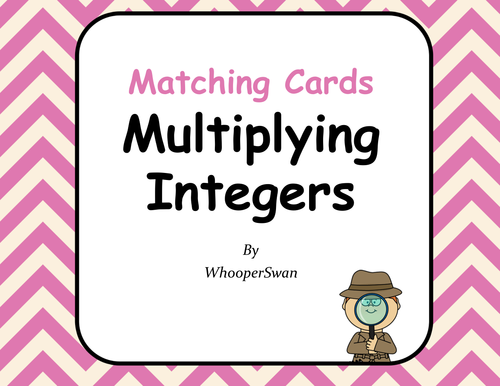 Integers Matching Cards Bundle | Teaching Resources