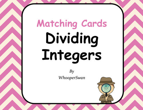 Integers Matching Cards Bundle | Teaching Resources