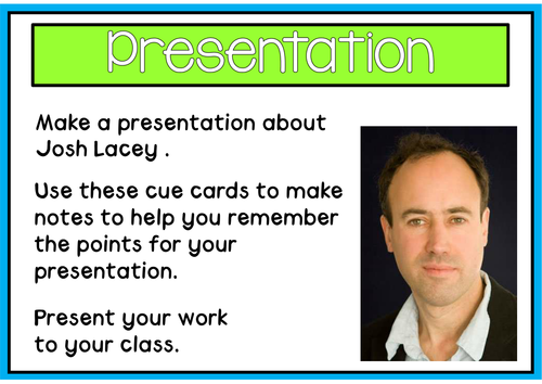 JOSH LACEY TEACHING DISPLAY RESOURCES ENGLISH READING KS2 AUTHOR ...