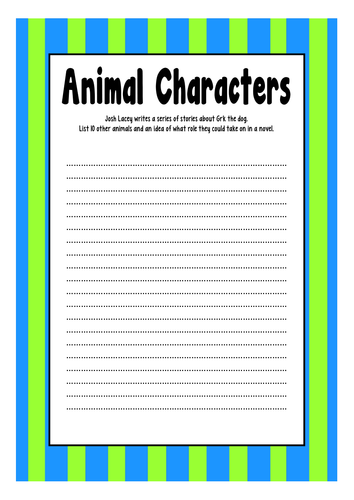 JOSH LACEY TEACHING DISPLAY RESOURCES ENGLISH READING KS2 AUTHOR ...