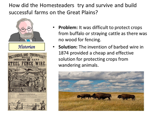 How did the Homesteaders overcome the problems they faced on the Great ...