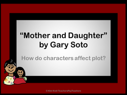 Mother and Daughter by Gary Soto | Teaching Resources