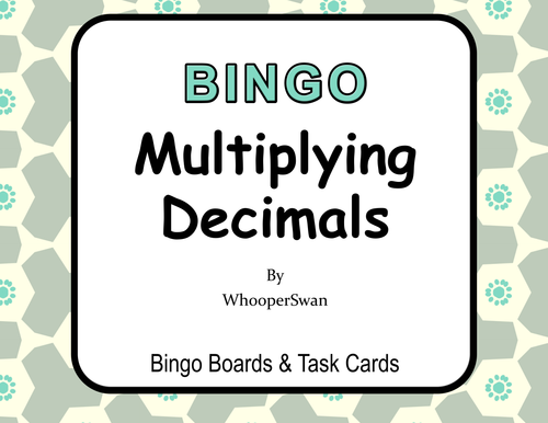 Decimals - BINGO and Task Cards Bundle | Teaching Resources