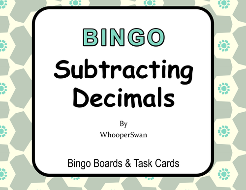 Decimals - BINGO and Task Cards Bundle | Teaching Resources