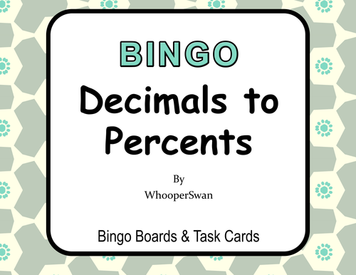 Decimals - BINGO and Task Cards Bundle | Teaching Resources