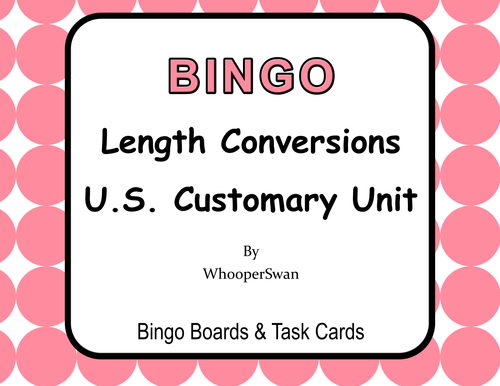Measurement Conversions - BINGO and Task Cards Bundle | Teaching Resources