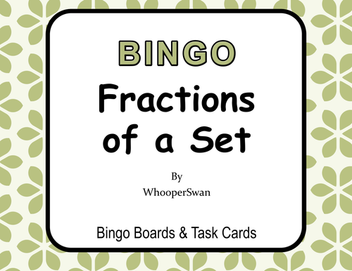 Fractions - BINGO and Task Cards Bundle | Teaching Resources