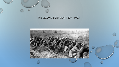 The Causes of The Second Boer War- Fun Presentation and Activity ...