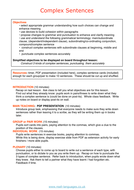 Complex sentences lesson plan, presentation with notes, and group ...