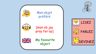 Allez 1 - 1.4 Mon objet préféré | Teaching Resources