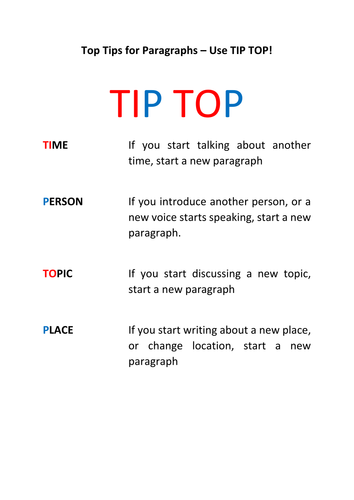 TIPTOP | Teaching Resources