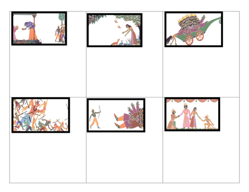 1 week literacy plan based around Diwali, Rama and Sita for Year 2 ...