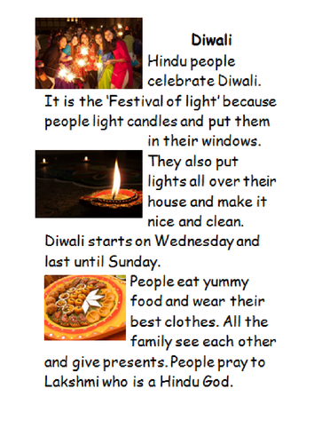 1 week literacy plan based around Diwali, Rama and Sita for Year 2 ...