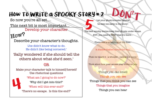 Children's Guide to Writing Spooky Stories - KS2/3 | Teaching Resources