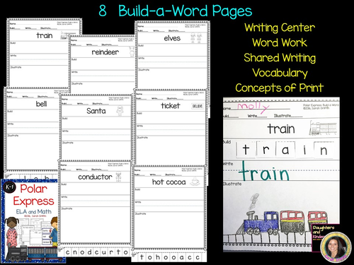 Polar Express ELA and Math Printables | Teaching Resources