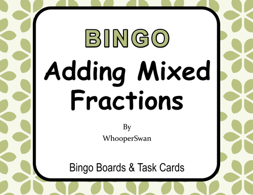 Fractions - BINGO and Task Cards Bundle | Teaching Resources