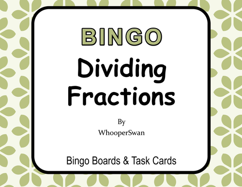 Fractions - BINGO and Task Cards Bundle | Teaching Resources
