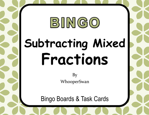Fractions - BINGO and Task Cards Bundle | Teaching Resources