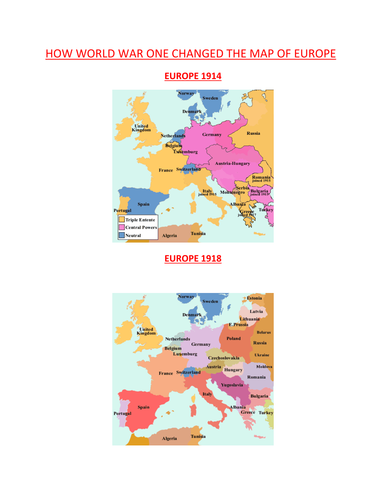 World War One Cross-Curricular: Why Did the Lights Go Out All Over ...