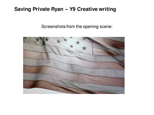 Saving Private Ryan Screen Shots for Y9 Creative Writing | Teaching ...