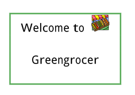Greengrocer Role Play | Teaching Resources
