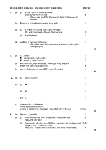 AQA AS & A-level Biology (2016 specification). Section 1 Topic 1 ...