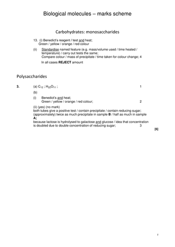 AQA AS & A-level Biology (2016 specification). Section 1 Topic 1 ...