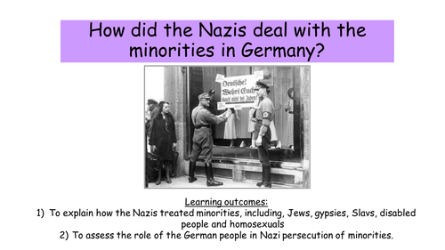 Persecution of minorities in Nazi Germany | Teaching Resources