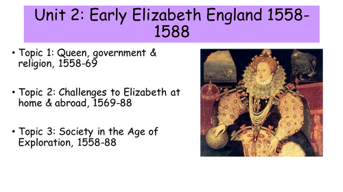 Elizabeth I's accession | Teaching Resources