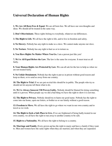 Legal, Moral and Political Rights (Edexcel GCSE Citizenship) | Teaching ...