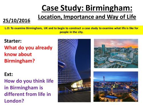 Urban Futures - Birmingham Case Study (Part 1) | Teaching Resources