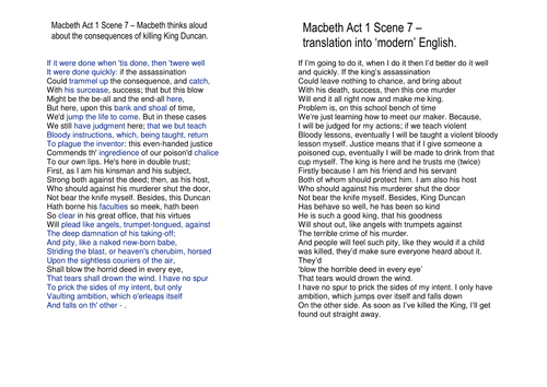Macbeth variety pack. | Teaching Resources