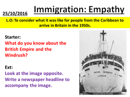 History Skills - Windrush Immigration | Teaching Resources