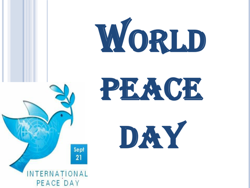 World Peace Day | Teaching Resources