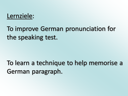 German Pronunciation Lesson | Teaching Resources