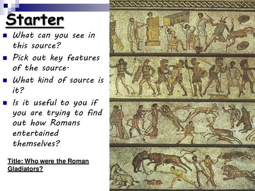 Gladiators | Teaching Resources