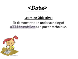 Poetry - Alliteration PPT | Teaching Resources