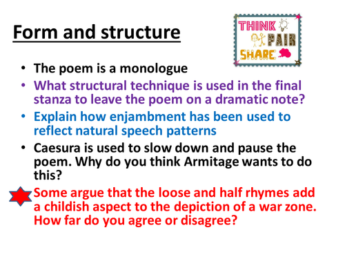 War poetry GCSE KS3 Duffy, Armitage, Tennyson, Wilfred Owen, Ted Hughes ...