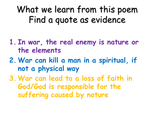 War poetry GCSE KS3 Duffy, Armitage, Tennyson, Wilfred Owen, Ted Hughes ...