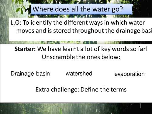 Rivers and People - Where Does the Water Go? | Teaching Resources