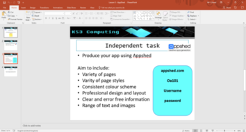 AppShed Unit of Work | Teaching Resources