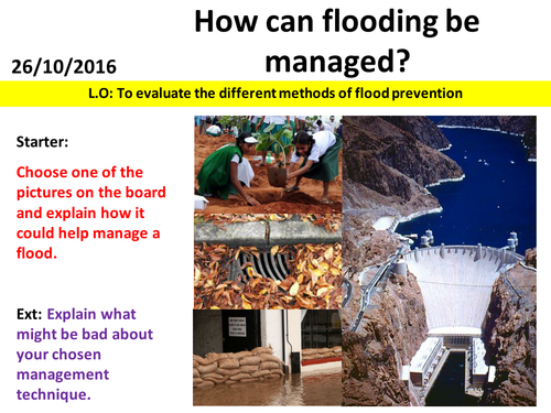 Rivers and People - Flood Management Strategies | Teaching Resources