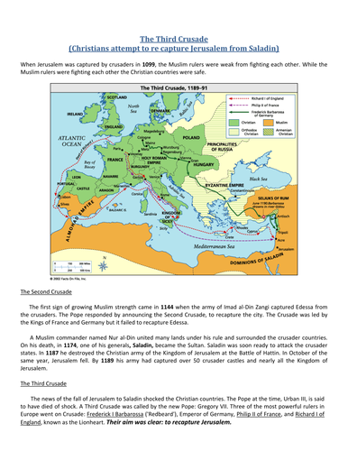 KS3: The Crusades | Teaching Resources
